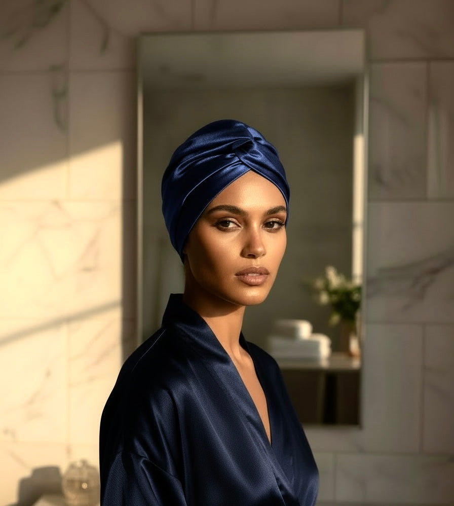 Sold out Twice! Double Lined Silk Hair Turban~3 New colors~ – Silken Pure