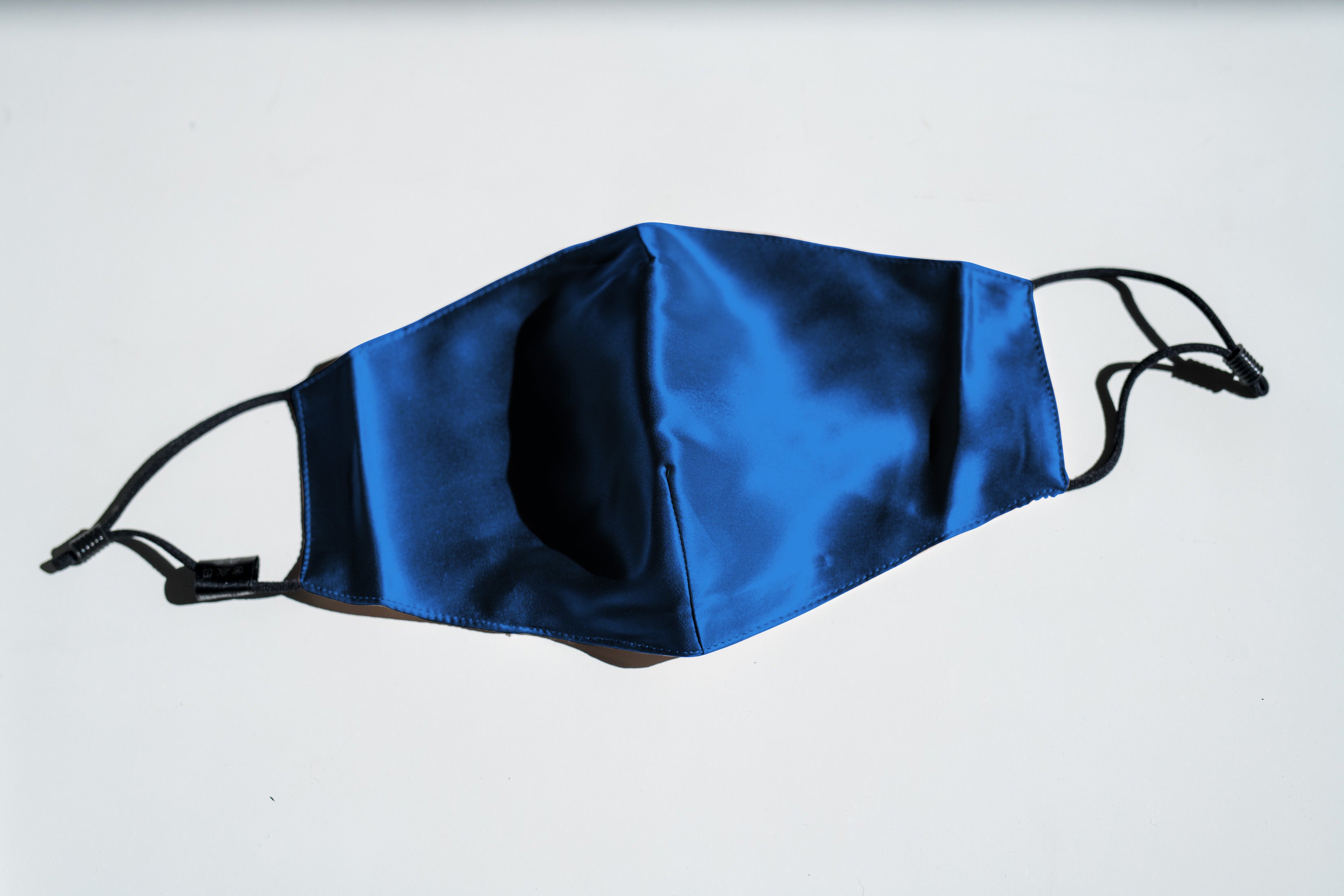 Pure Mulberry Silk Face mask: Navy blue – Silken Pure